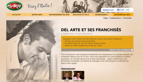 Del Arte : 16 nouveaux restaurants en 2012 - L'Officiel de la Franchise